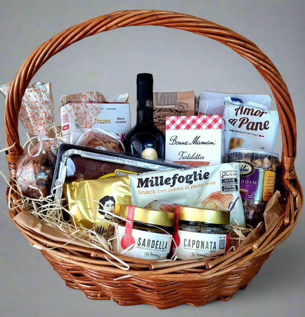 Compre Cesta Luxo Gourmet Personalizada Pelo Menor Preço Em Brasil Em